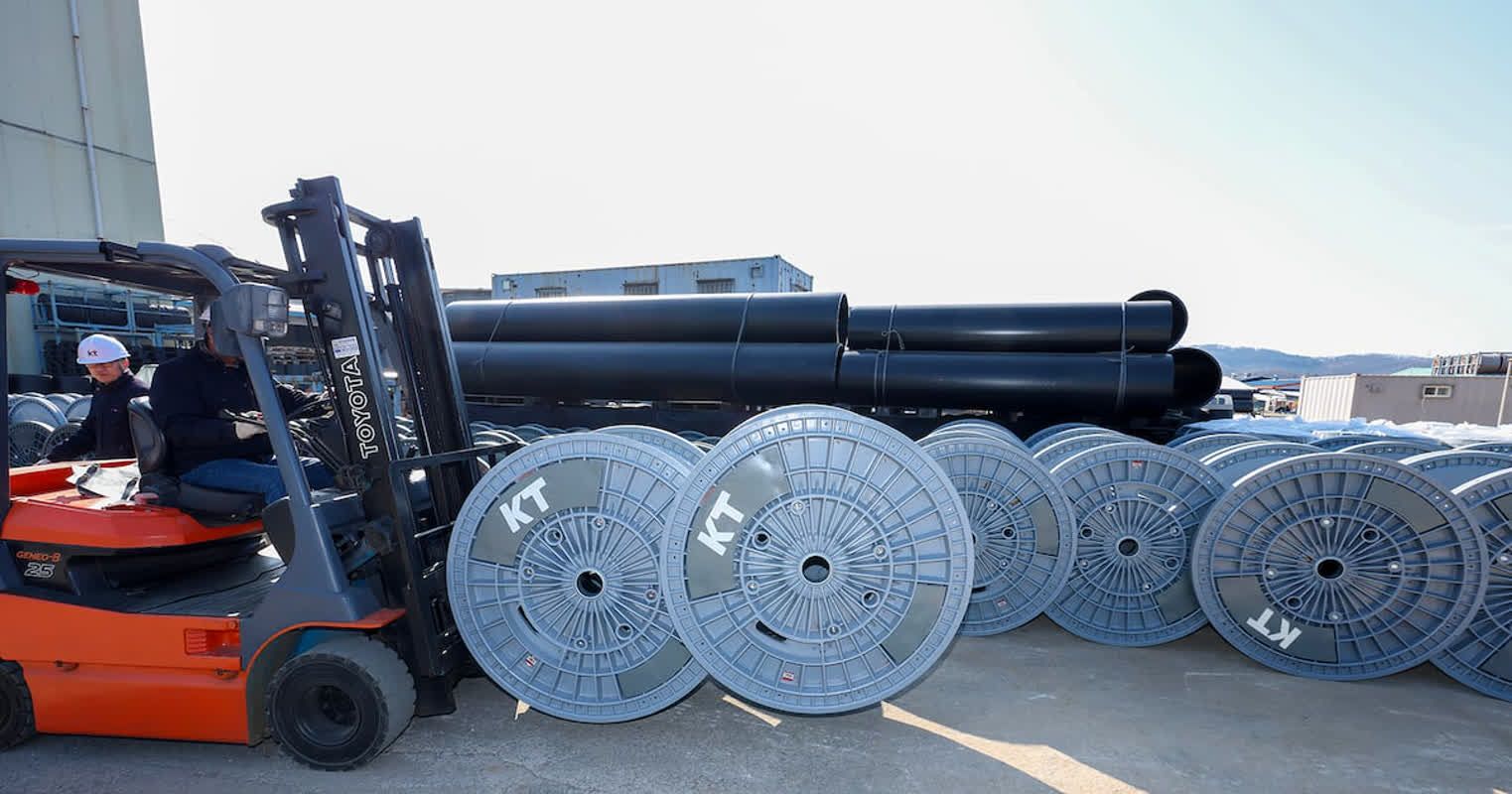 KT, 친환경 보빈 도입… 광케이블 제조서 환경 보호 실천 - 네이트뷰